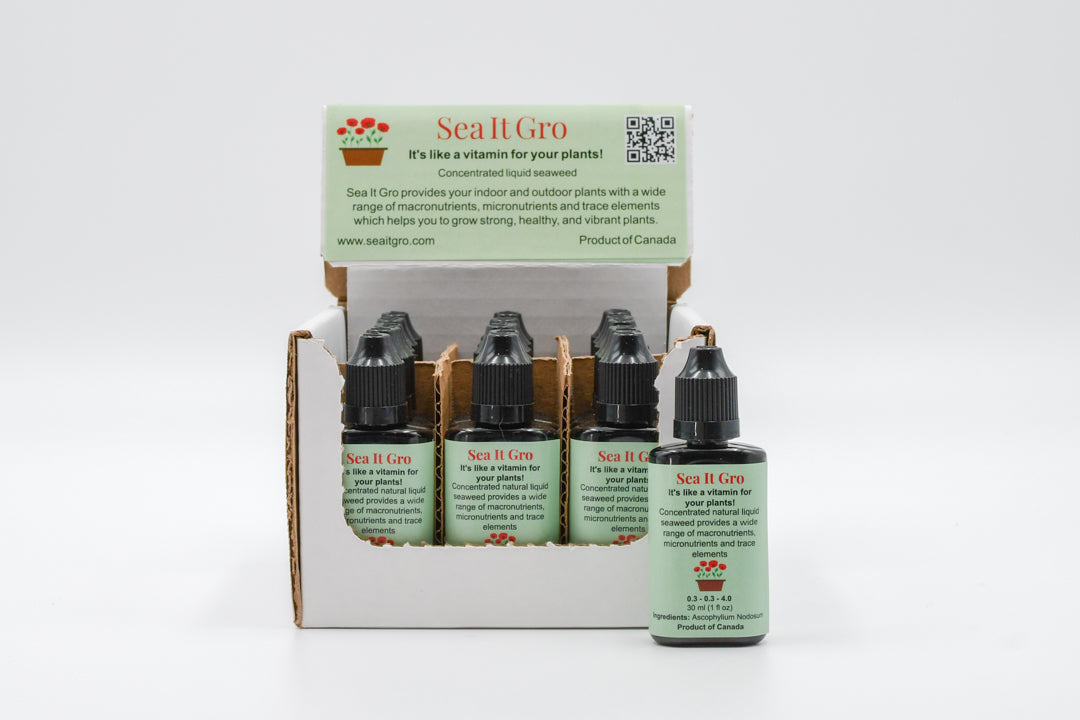 Sea It Gro Liquid Seaweed Plant Fertilizer - 30 ml Counter Display
